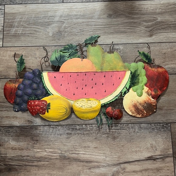 Unbranded | Accents | Wall Mount Painted Fruit Wall Decor | Poshmark